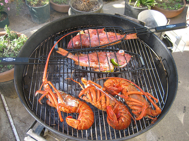 Grilled Seafood - Funtober