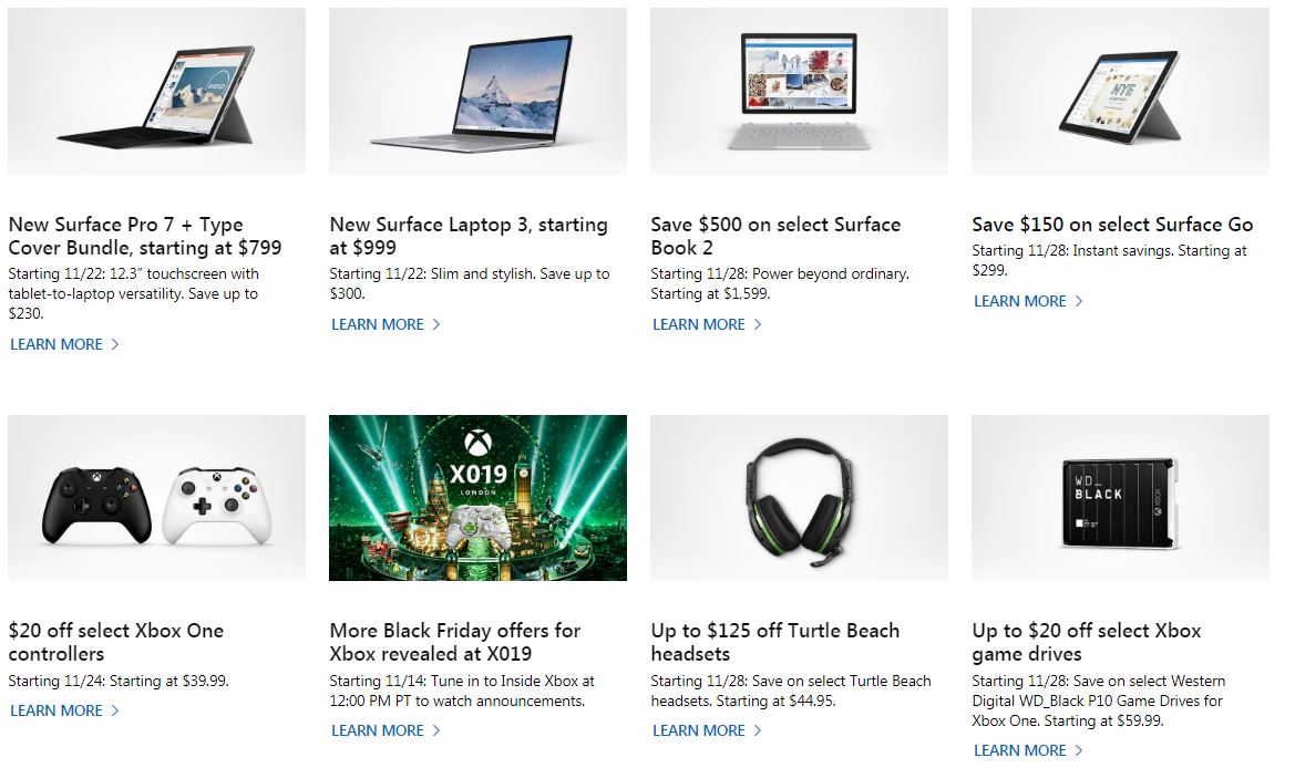 Microsoft Black Friday 2023 Ad & Cyber Monday Deals - Funtober